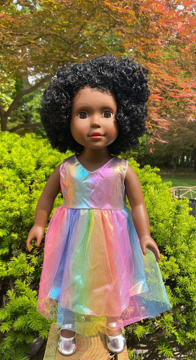 Rainbow 18 inch Doll Dress – IkuziDolls