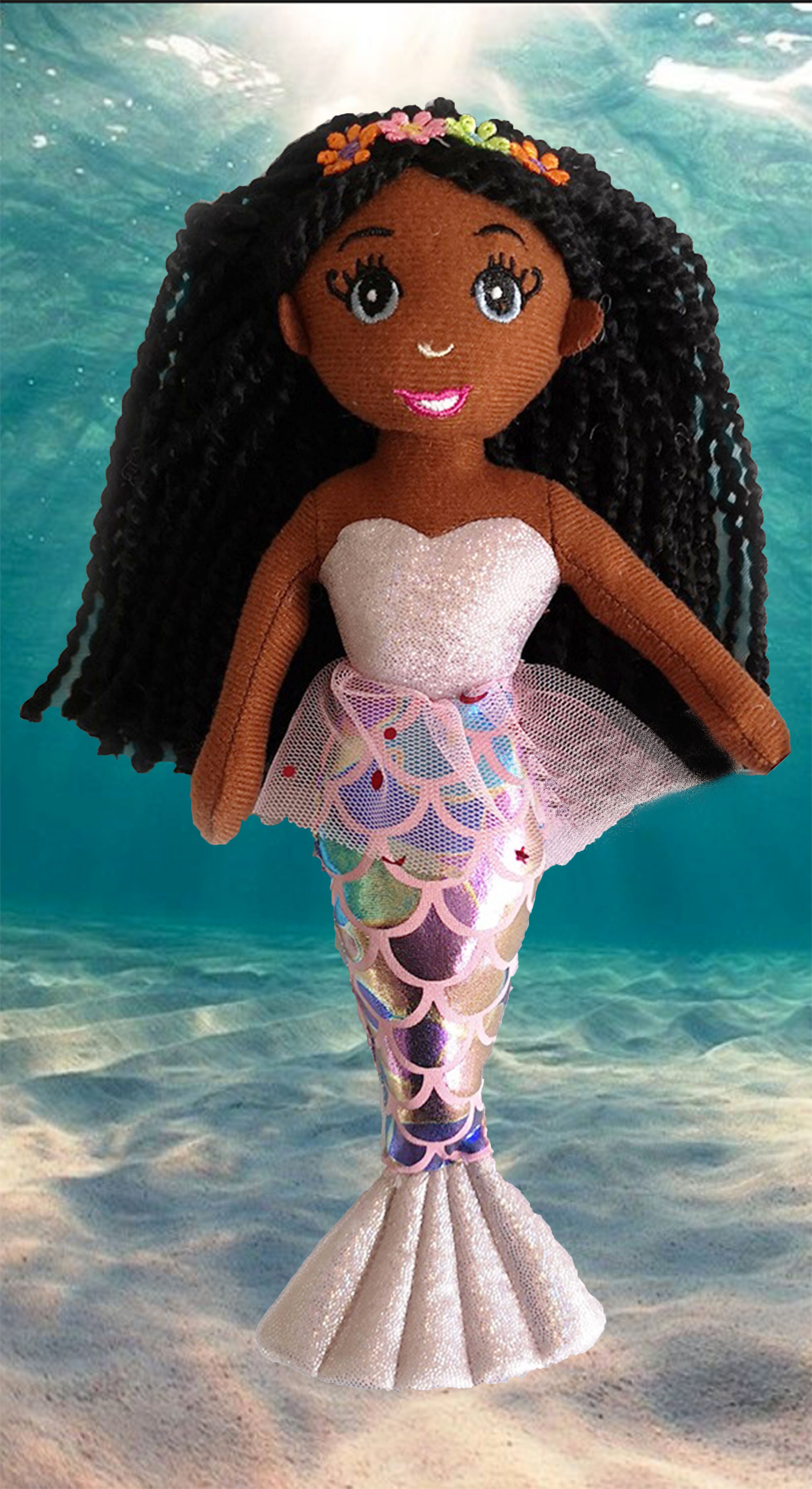 Medium Brown Skin Mermaid Doll – IkuziDolls