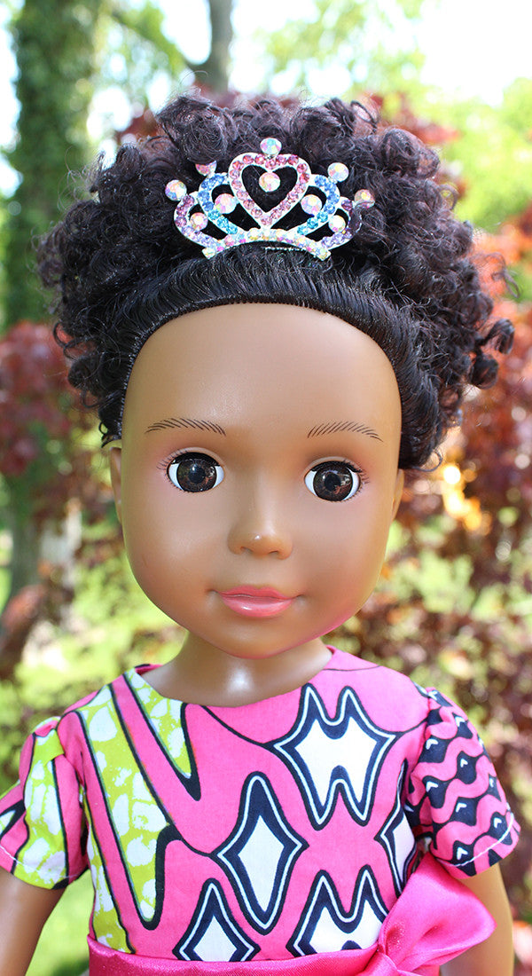 Rhinestone Multicolored Tiara for 18" dolls – IkuziDolls